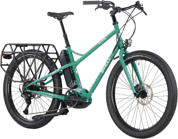 Surly Skid Loader Cargo Ebike - 27.5 Steel Illegal Smile Green Small ...